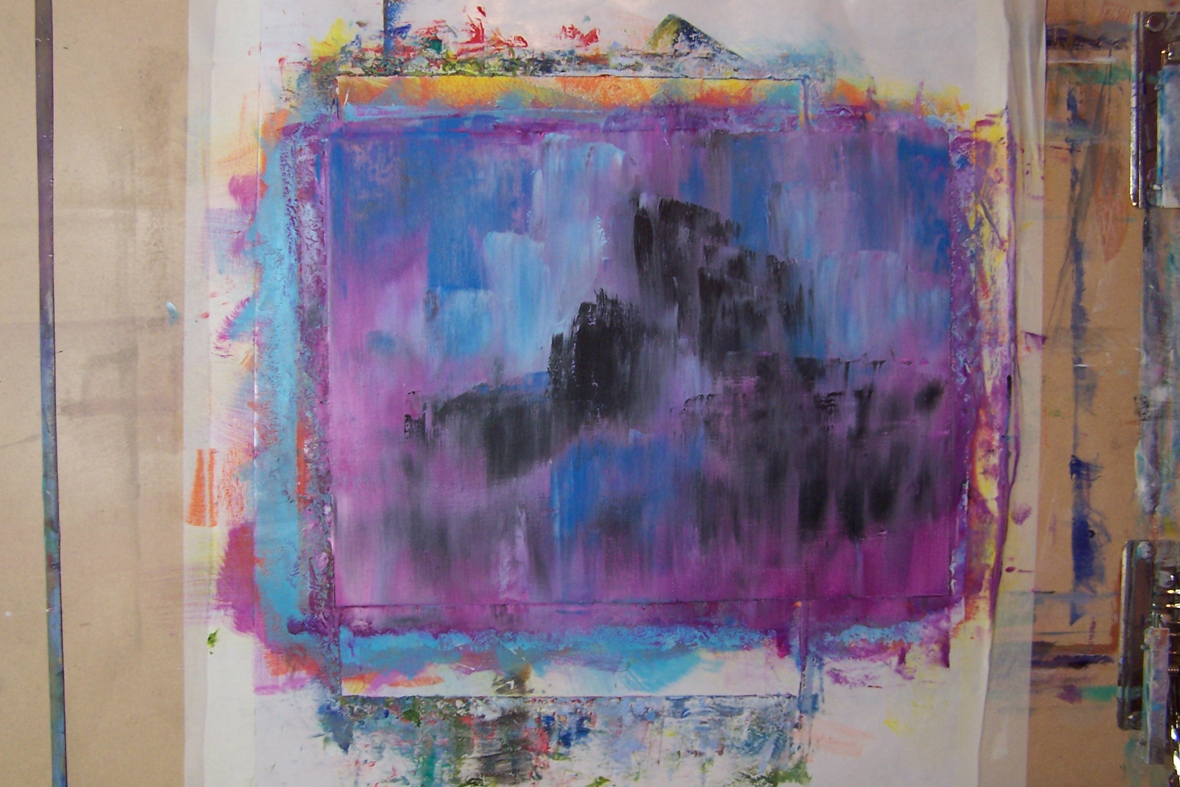 Evolution of an Unplanned Painting | KARREN CASE ART