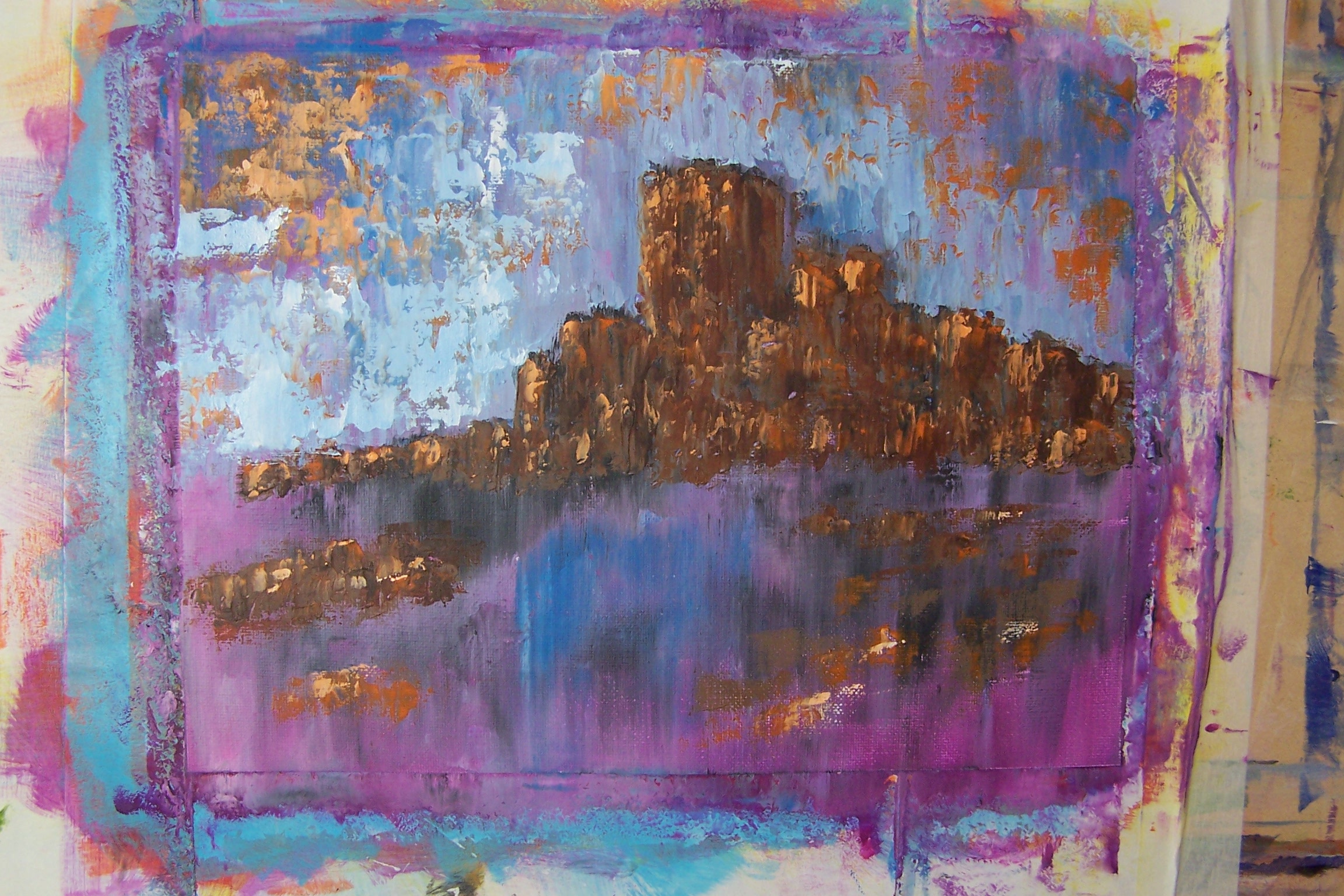 Evolution of an Unplanned Painting | KARREN CASE ART