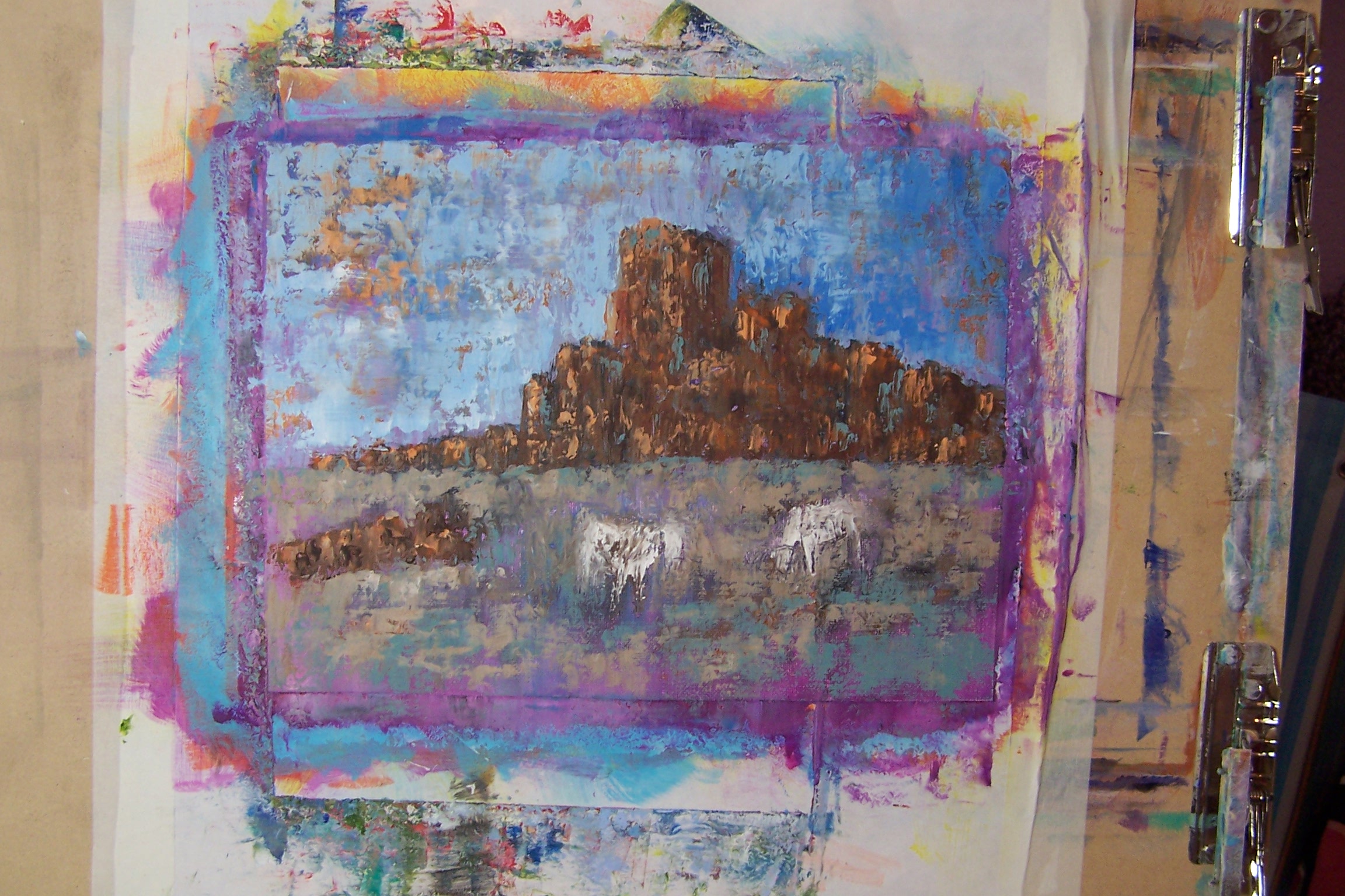 Evolution of an Unplanned Painting | KARREN CASE ART